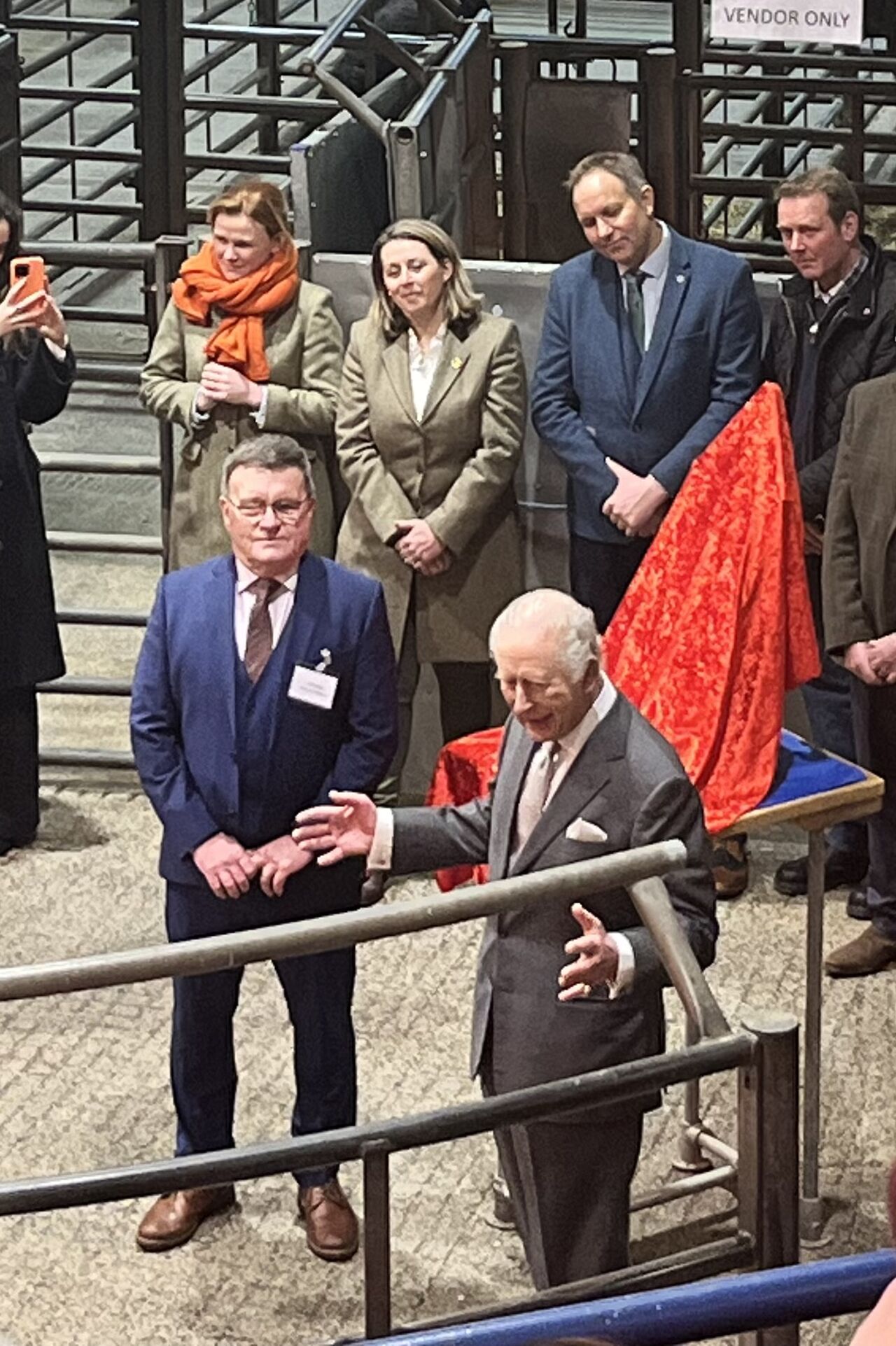 King Charles III visits Clitheroe Auction Mart - Farmart Media
